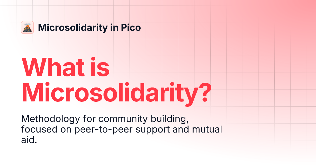 What is Microsolidarity? | Microsolidarity in Pico